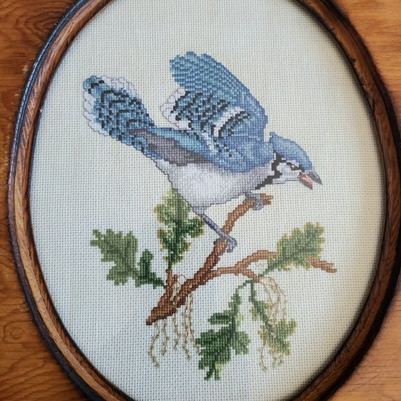 vintage needle point picture | Wall Decor | Vintage Needlepoint Picture ...